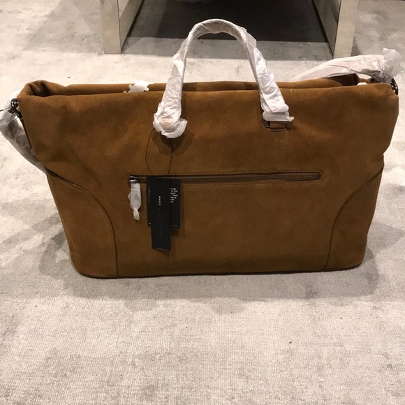 Marc Jacobs | Bags | Marc By Marc Jacobs Suede Leather Travel Bag ...